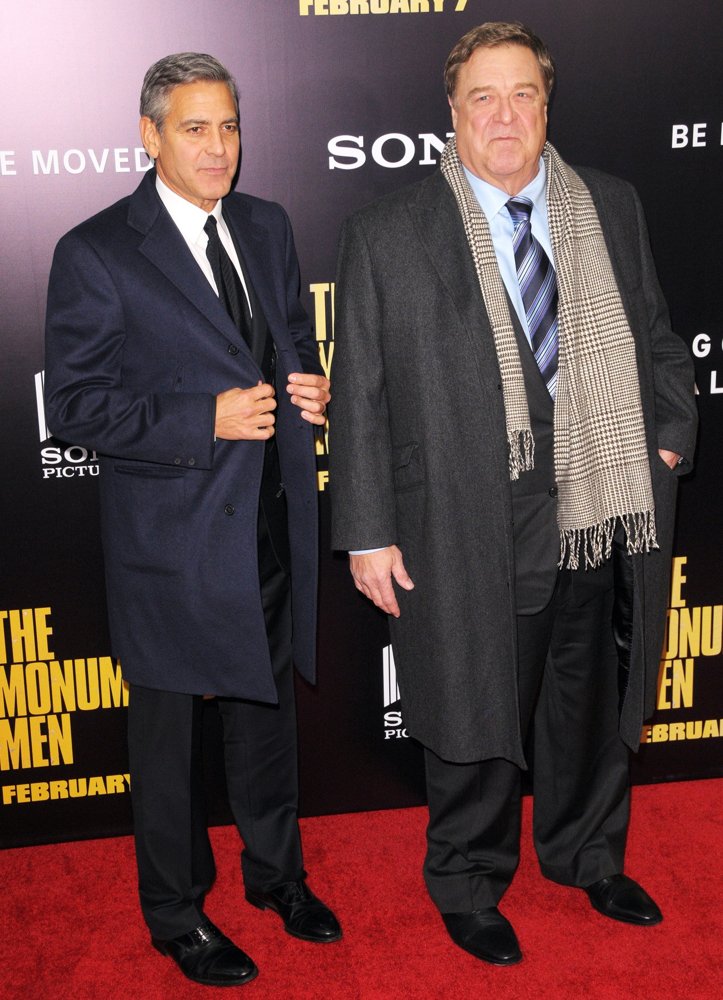 George Clooney Picture 1 - New York Premiere of The Monuments Men ...