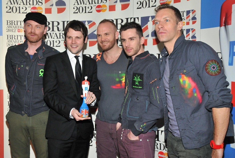 Coldplay Picture 1 - The BRIT Awards 2012 - Winners Board