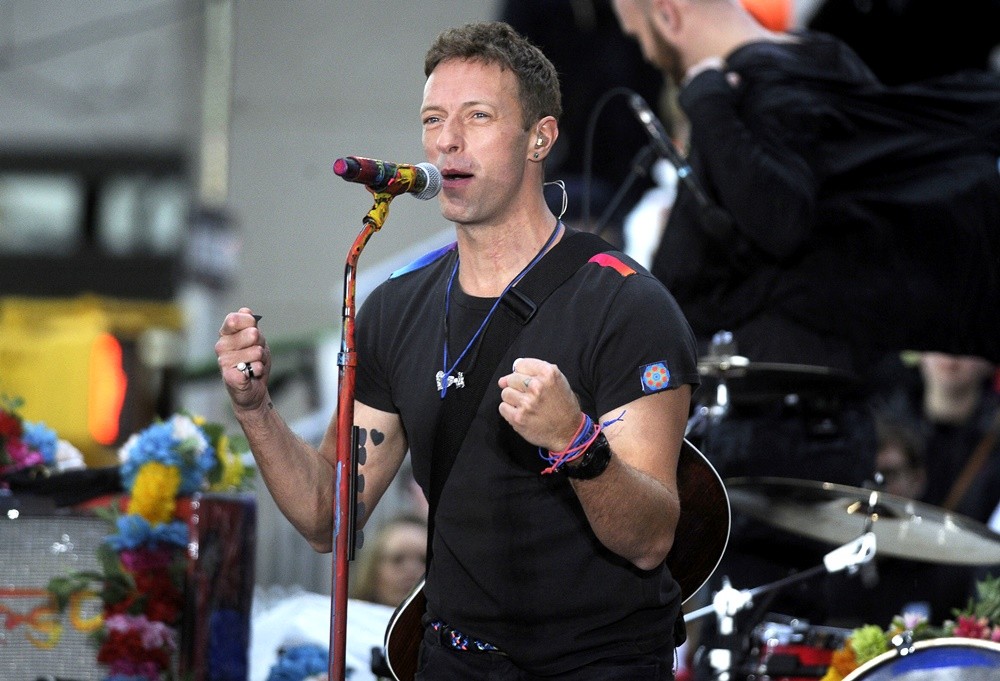 Coldplay Picture 1 - Coldplay Perform on NBC's Today Show
