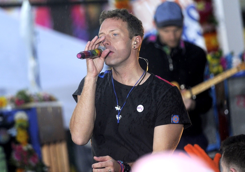 Chris Martin Picture 1 - Coldplay Perform on NBC's Today Show
