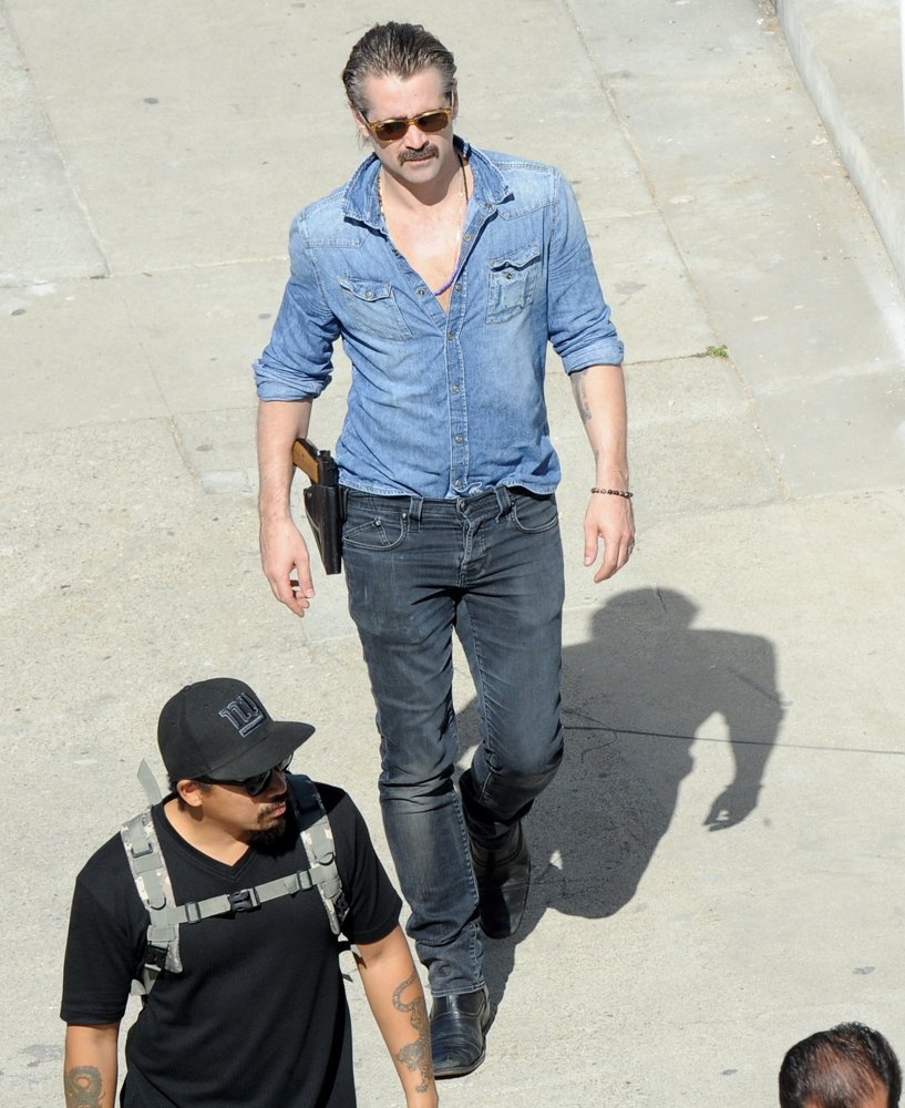 colin-farrell Picture 1 - Filming Season Two of True Detective
