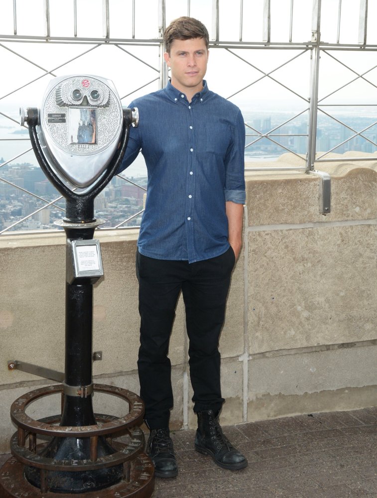 ColinJost Picture 1 - Colin Jost Lights The Empire State Building in Honor of Answer The Call Day