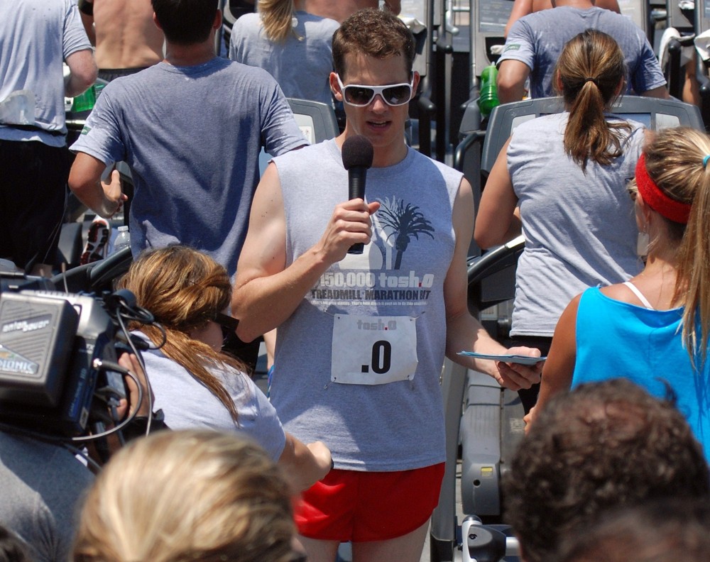 Daniel Tosh Picture 11 - Daniel Tosh Hosts A Treadmill Marathon
