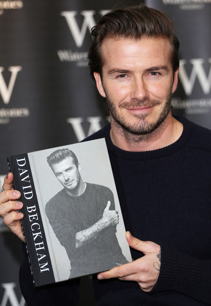 David Beckham Picture 123 - David Beckham Signs Copies of His Book ...