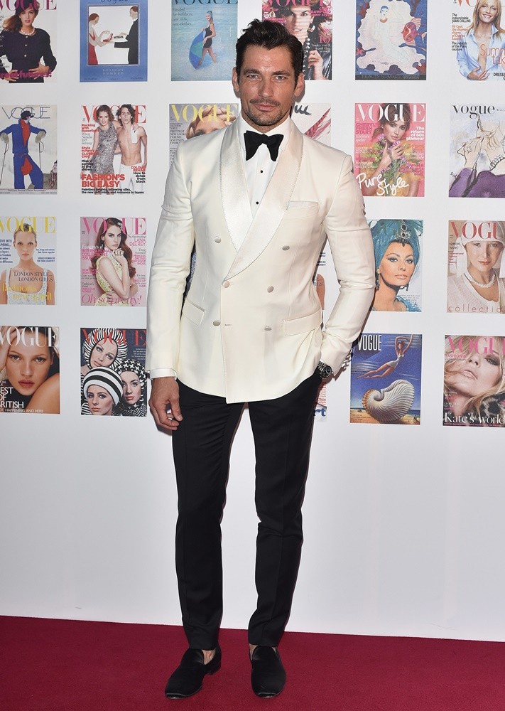 david-gandy Picture 1 - British Vogue 100th Anniversary Gala Dinner ...