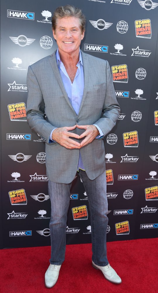 David Hasselhoff Picture 1 - 11th Annual Tony Hawk's Stand Up for ...