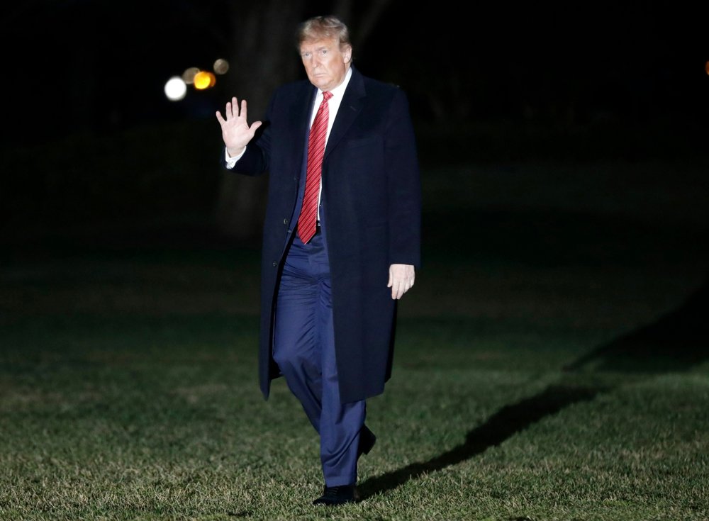 Donald Trump Picture 1 - President Trump Returns from Florida | AceShowbiz
