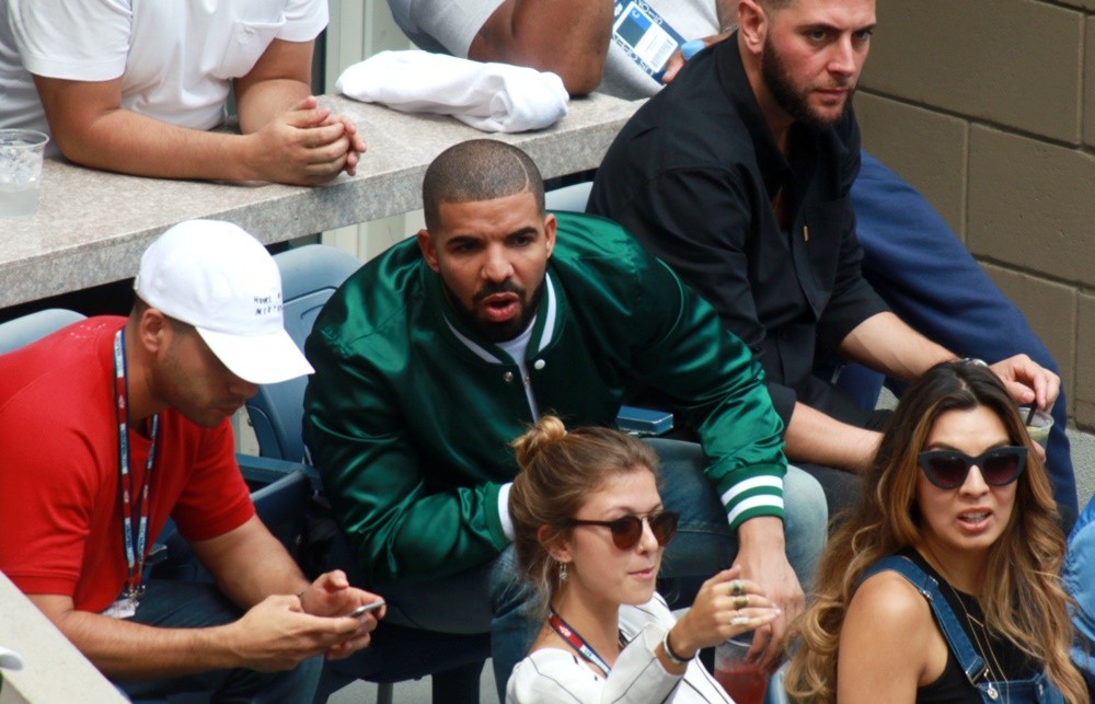 Drake Picture 1 - The Semi-finals of The 2015 Tennis U.S. Open