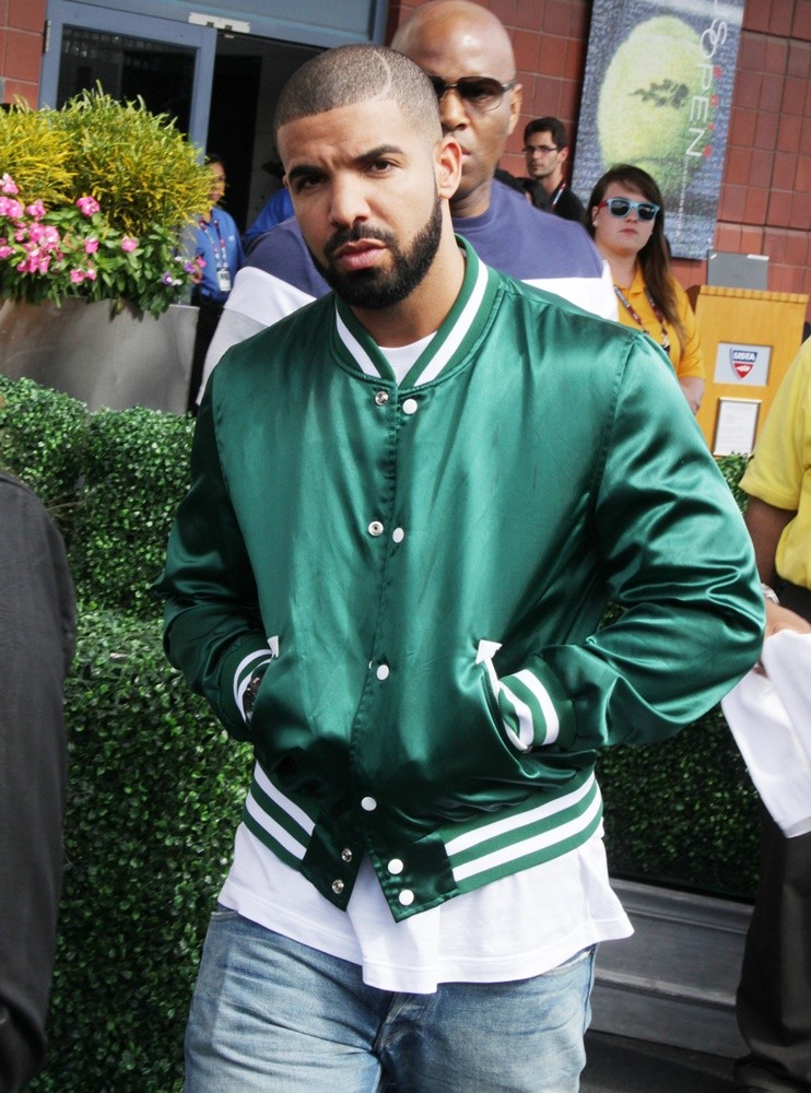 drake Picture 1 - The Semi-finals of The 2015 Tennis U.S. Open