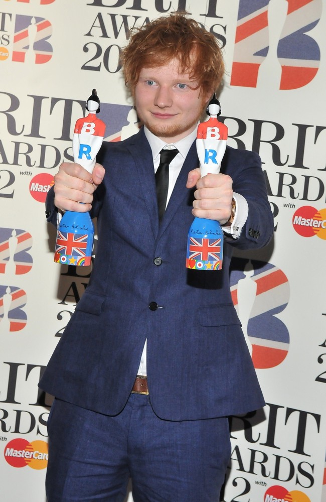 Ed Sheeran Picture 27 - The BRIT Awards 2012 - Arrivals