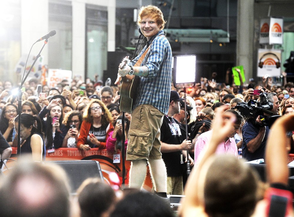 Ed Sheeran Picture 1 - Ed Sheeran Performs on NBC's The Today Show