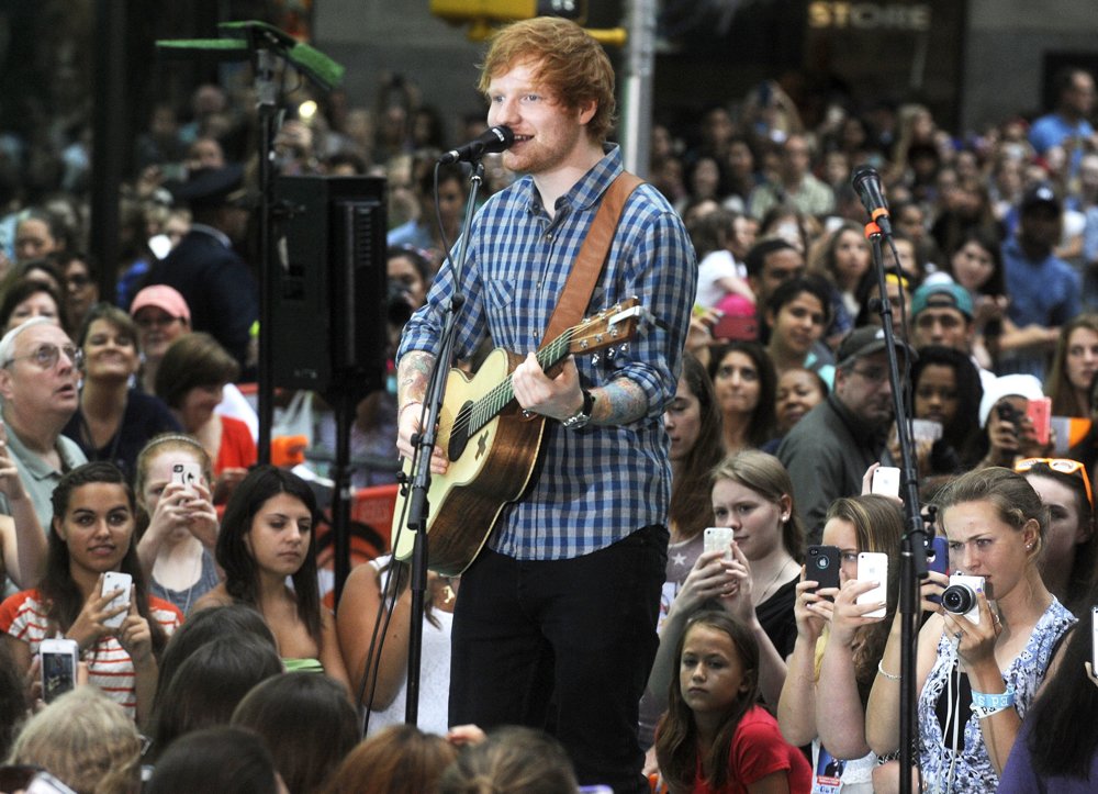 ed-sheeran Picture 1 - Ed Sheeran Performs on NBC's The Today Show
