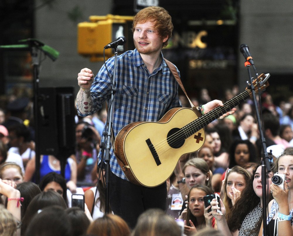 Ed Sheeran Picture 1 - Ed Sheeran Performs on NBC's The Today Show
