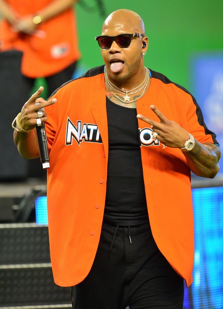 flo rida Picture 1 - All-Star and Legends Celebrity Softball Game