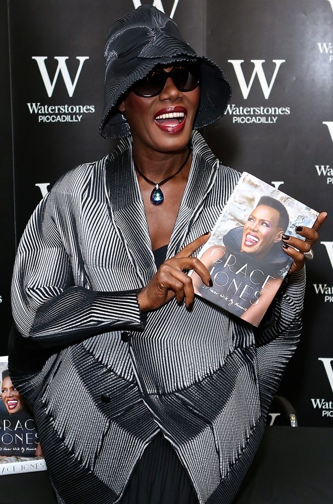 Grace Picture 1 - Grace Jones Attends Her Book Signing