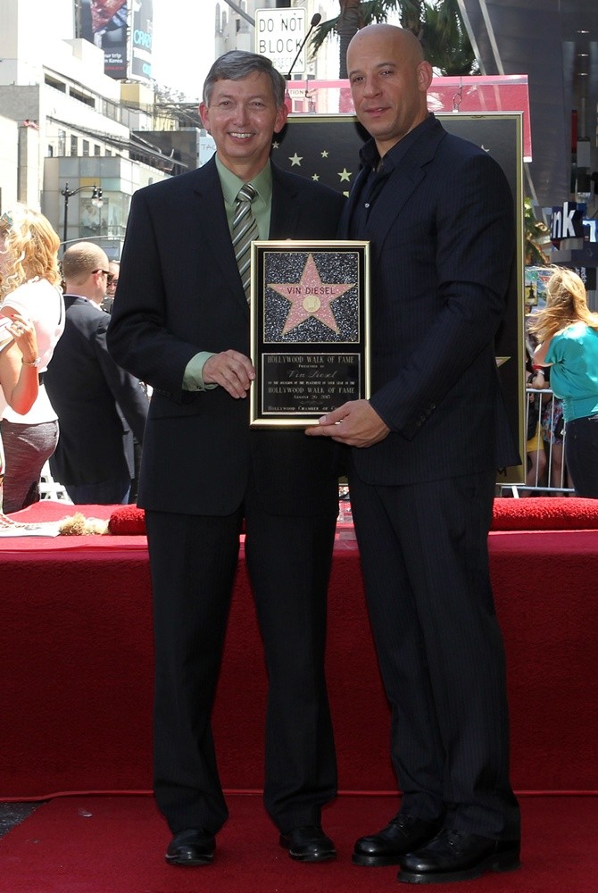 leron-gubler Picture 1 - Vin Diesel Honored on The Hollywood Walk of Fame