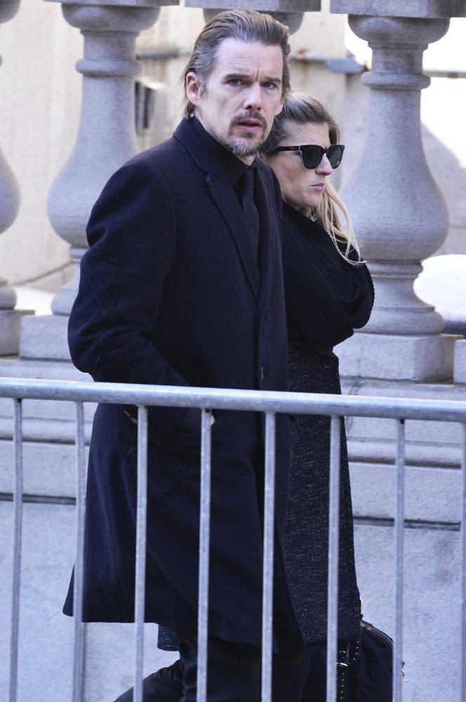 ethan-hawke Picture 1 - The Funeral of Philip Seymour Hoffman
