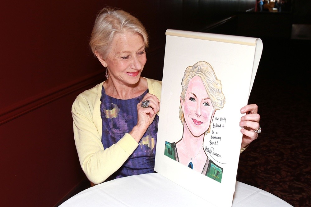 Helen Mirren Picture 1 - Helen Mirren Sardi's Portrait Unveiling