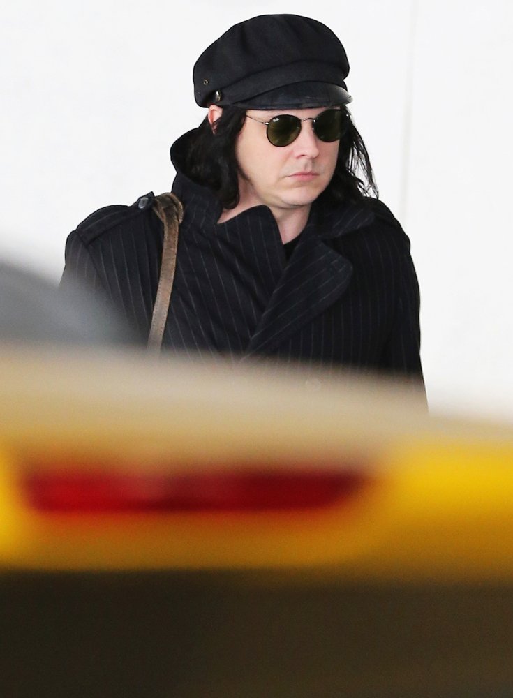 jack-white Picture 1 - Jack White Arrives at Los Angeles International ...