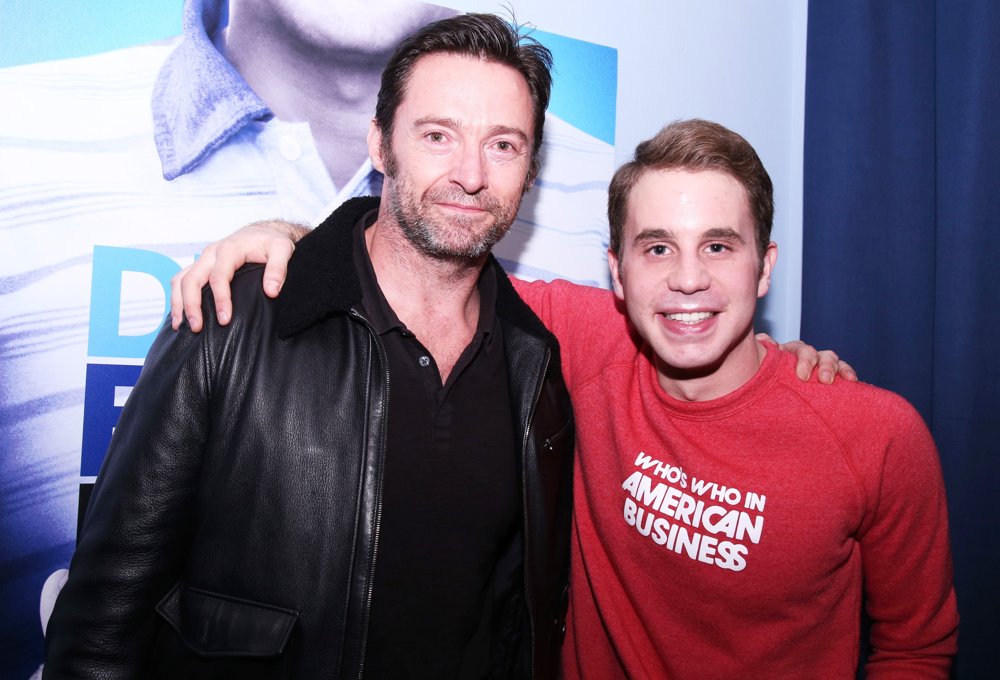 hugh-jackman Picture 1 - Backstage at The Broadway Musical Dear Evan Hansen