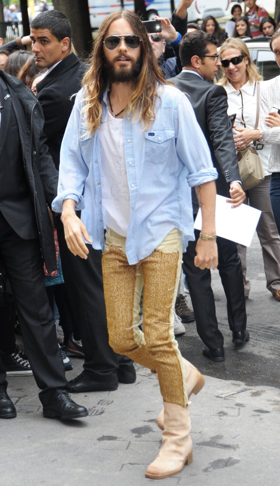 jared-leto Picture 1 - Paris Fashion Week Haute Couture Fall-Winter ...