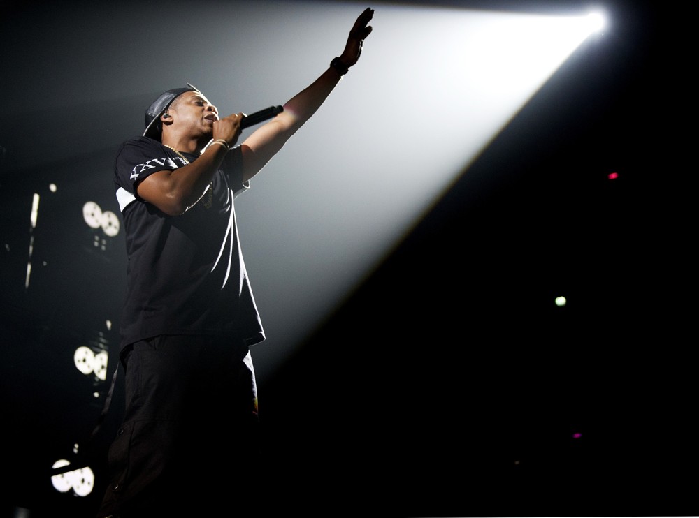 Jay-Z Picture 1 - Jay-Z Perfoming in Concert on The Magna Carter Tour