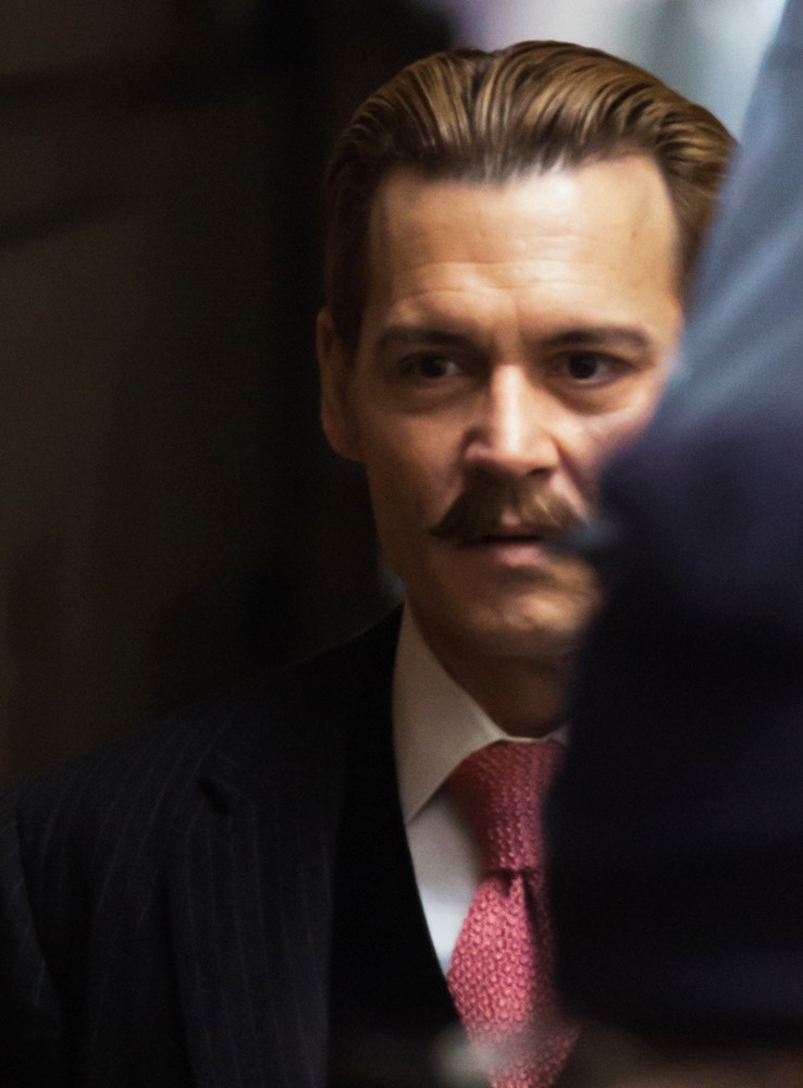 johnny-depp Picture 1 - On The Set of Movie Mortdecai