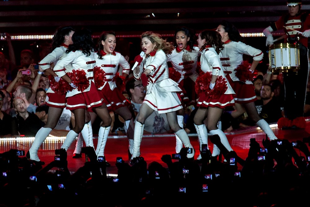 Madonna Picture 1 - Madonna Performs Live During Her First MDNA Concert ...