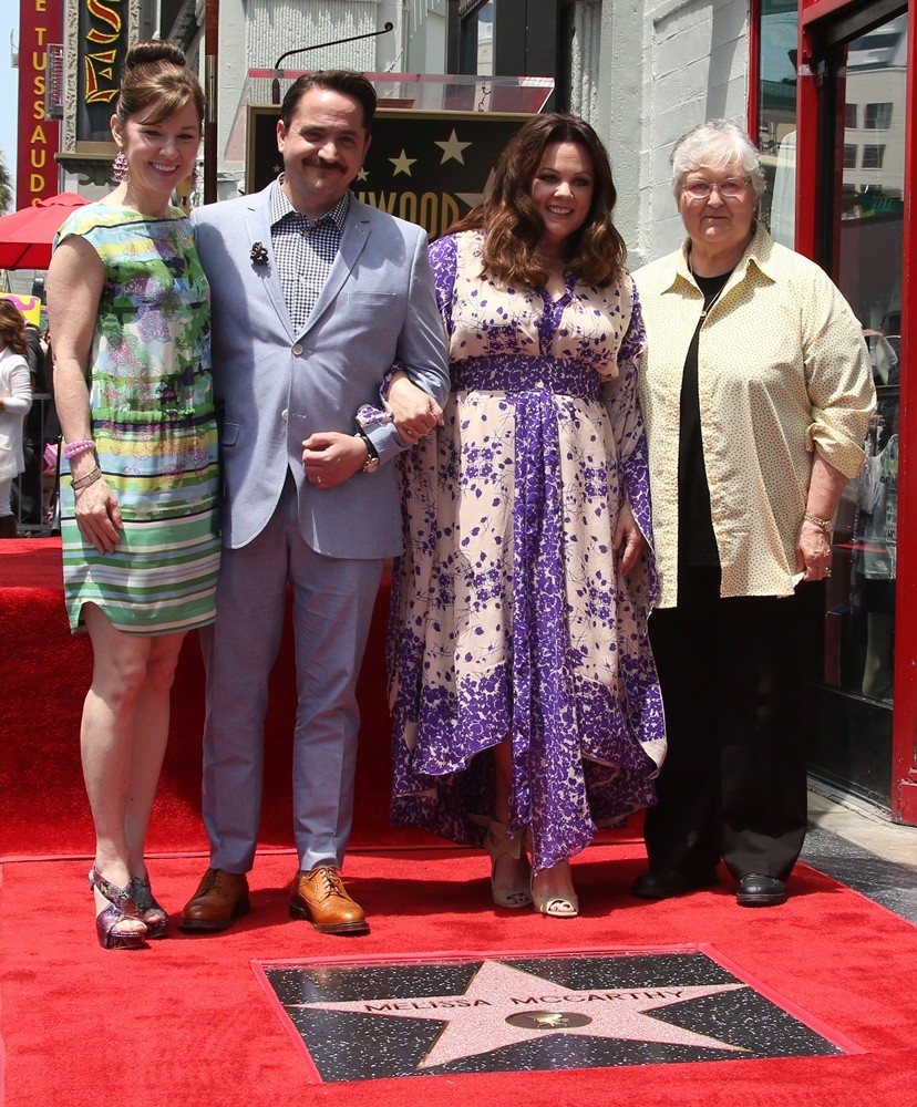 ben falcone Picture 1 - Melissa McCarthy Recieves A Star on The ...