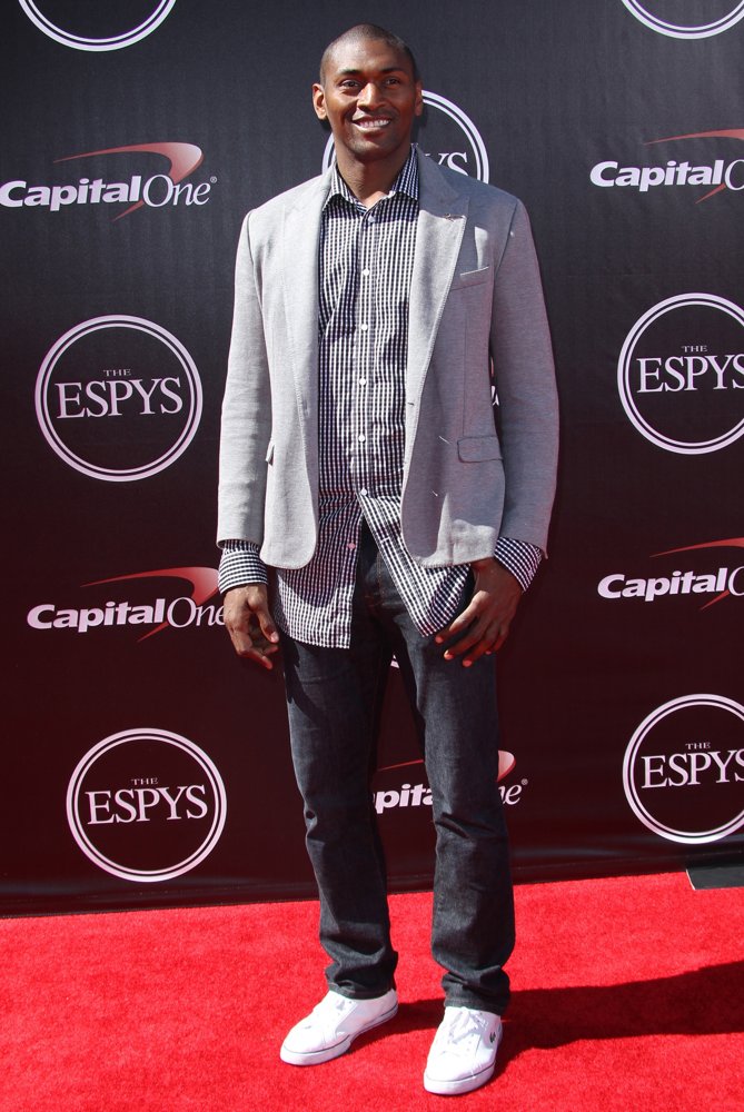 Metta World Peace Picture 1 - 2014 ESPYS Awards - Arrivals