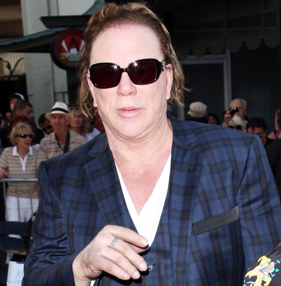 Mickey Rourke Picture 1 - Mickey Rourke Is Honoured with A Hand and ...