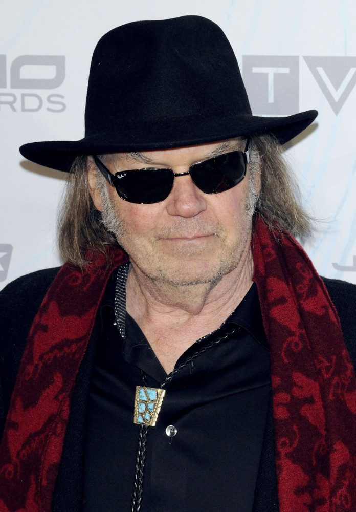 Neil Young Black Hat