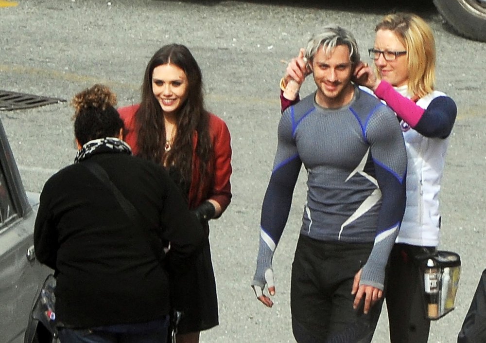 Elizabeth Olsen Picture 90 Filming On The Set Of Avengers Age Of Ultron