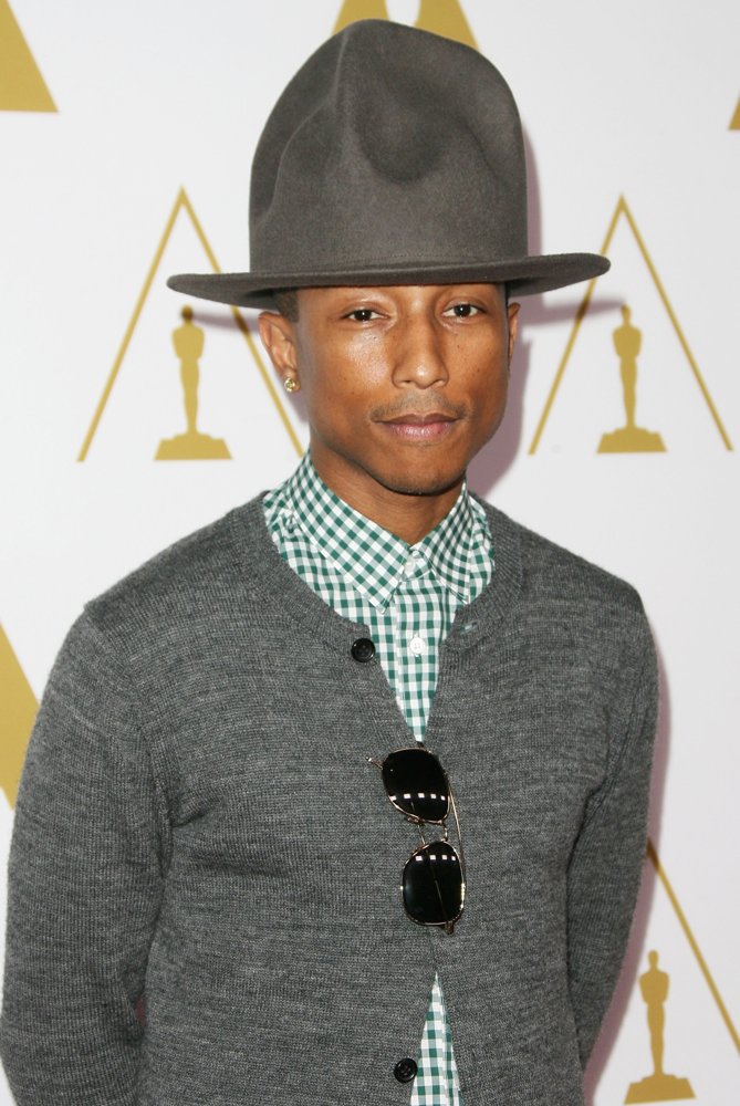 Pharrell Williams Picture 1 - The 86th Oscars Nominees Luncheon - Arrivals