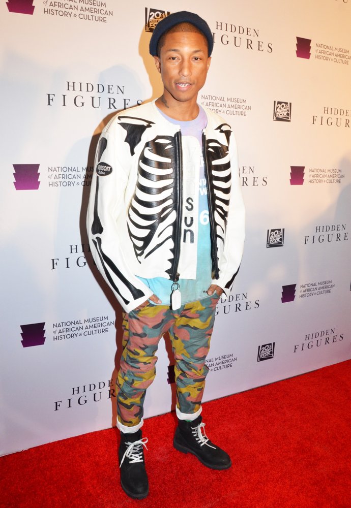 pharrell-williams Picture 1 - Hidden Figures Washington DC Premiere ...