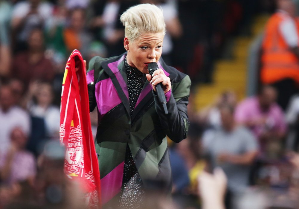 Pink Picture 365 - Pink Performing on Her Beautiful Trauma Tour