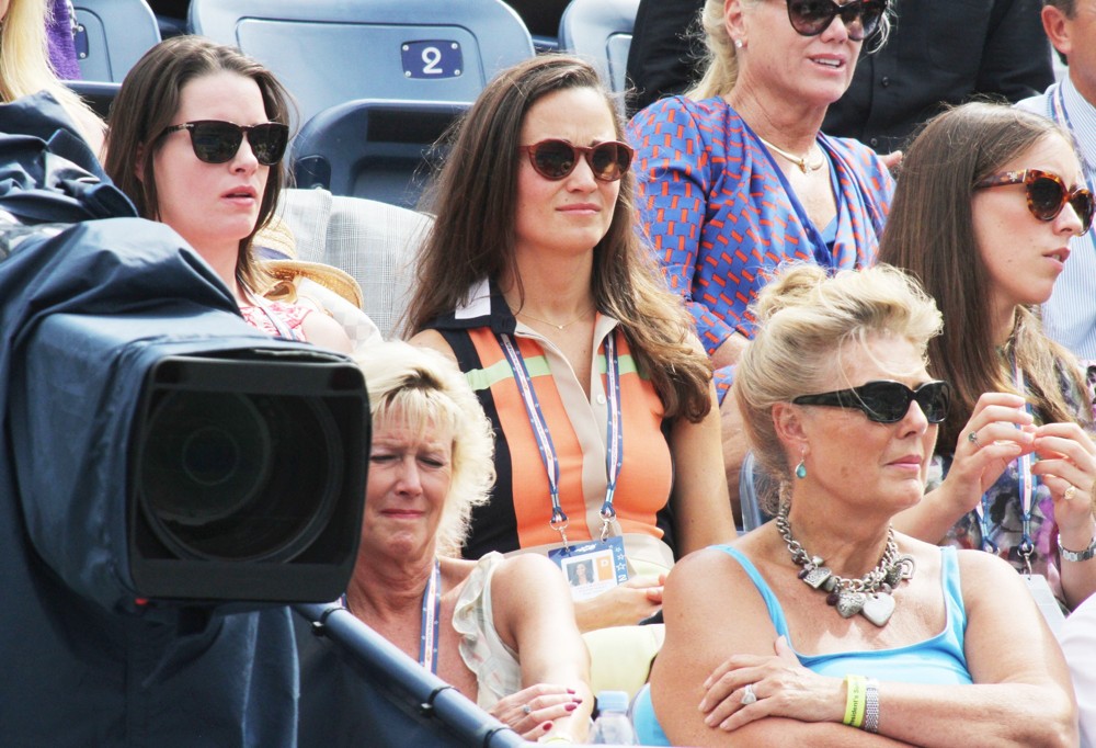 pippa-middleton Picture 1 - US Open 2012 Women's Match - Celebrity Sighting