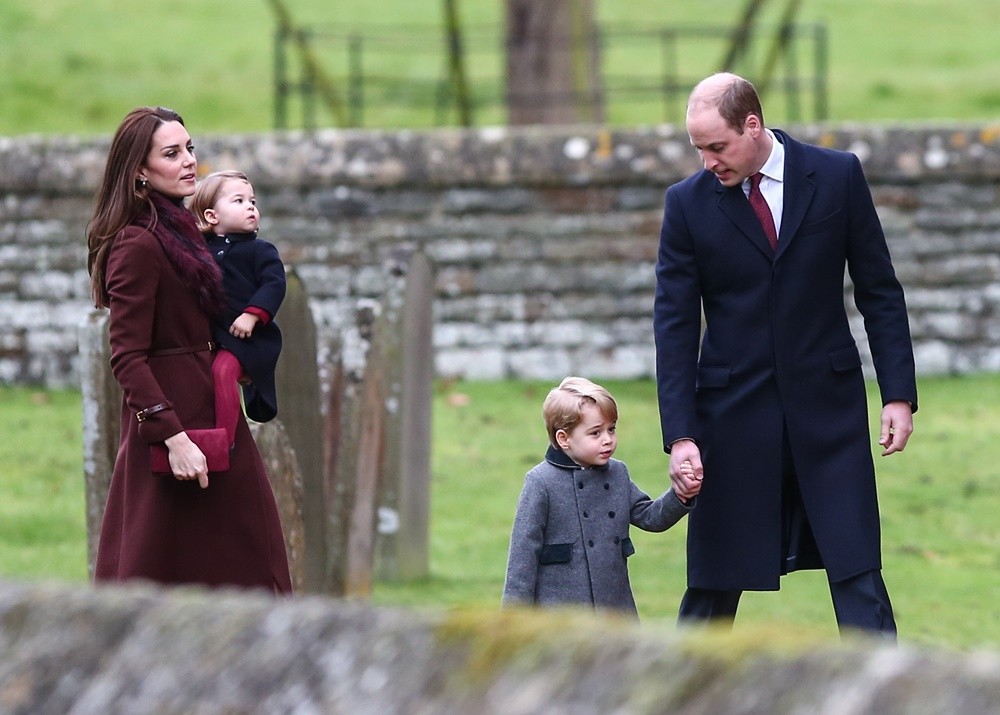 Prince Picture 1 - Royal Family Arrive at St. Marks Englefield