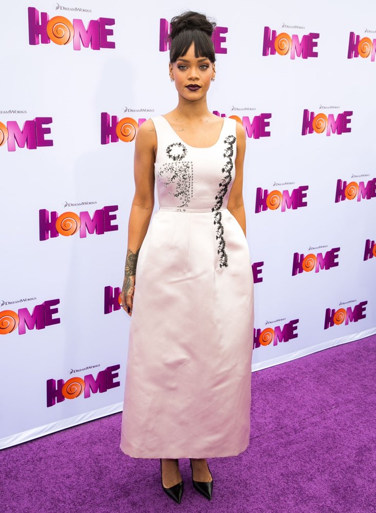 Rihanna Picture 1094 - Los Angeles Premiere of Home Presented by 20th ...