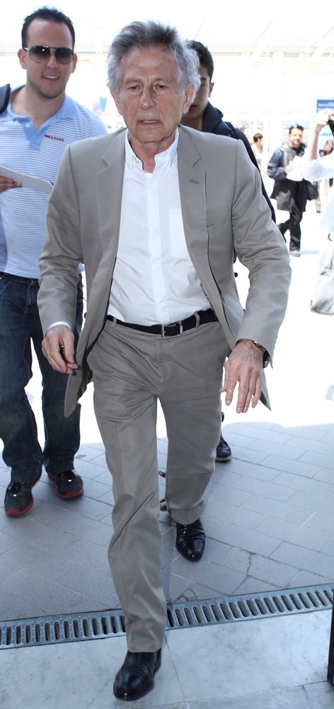 roman-polanski Picture 1 - Roman Polanski at Nice Airport