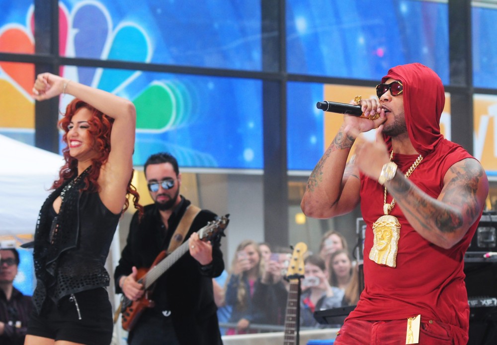 Flo Rida Picture 1 - Flo Rida and Natalie La Rose Perform on The Today ...