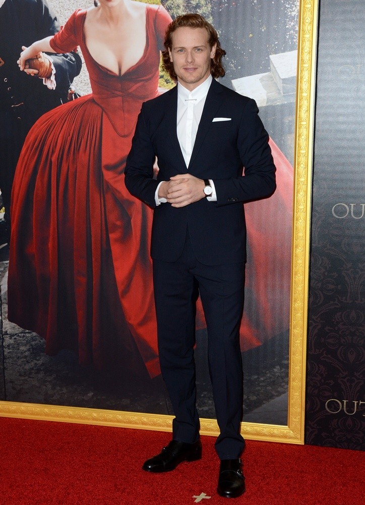 sam-heughan Picture 1 - Outlander Season 2 Premiere - Red Carpet Arrivals