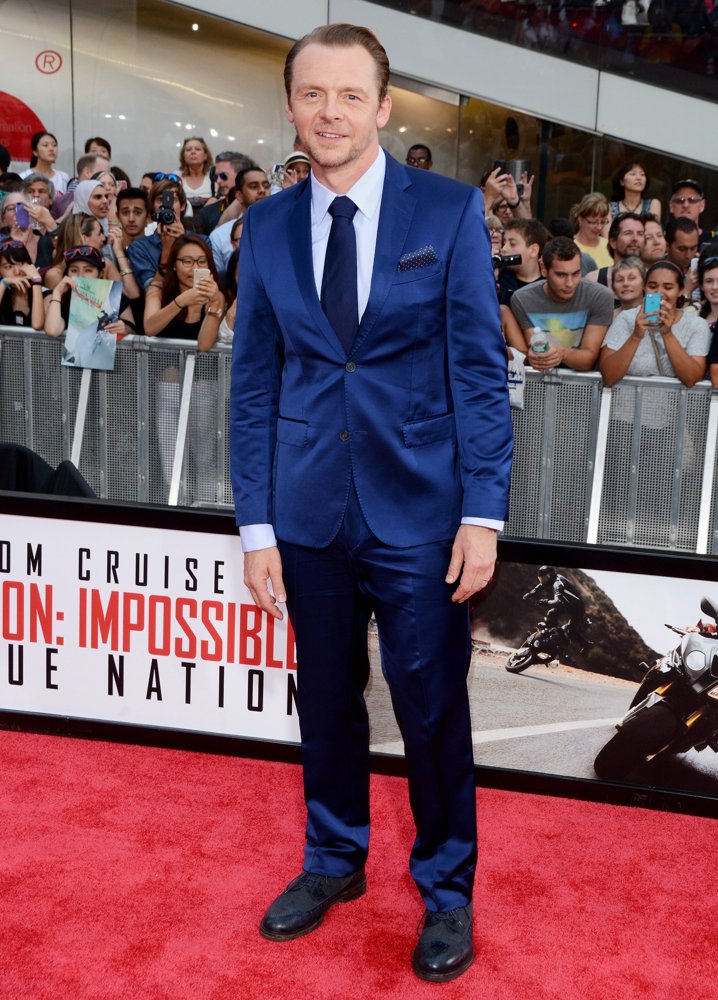 simon-pegg Picture 1 - Mission: Impossible Rogue Nation New York ...