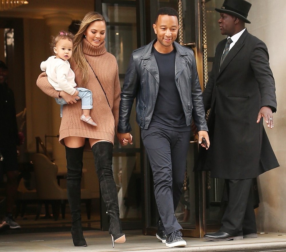 luna-stephens Picture 1 - John Legend and Chrissy Teigen leave ...