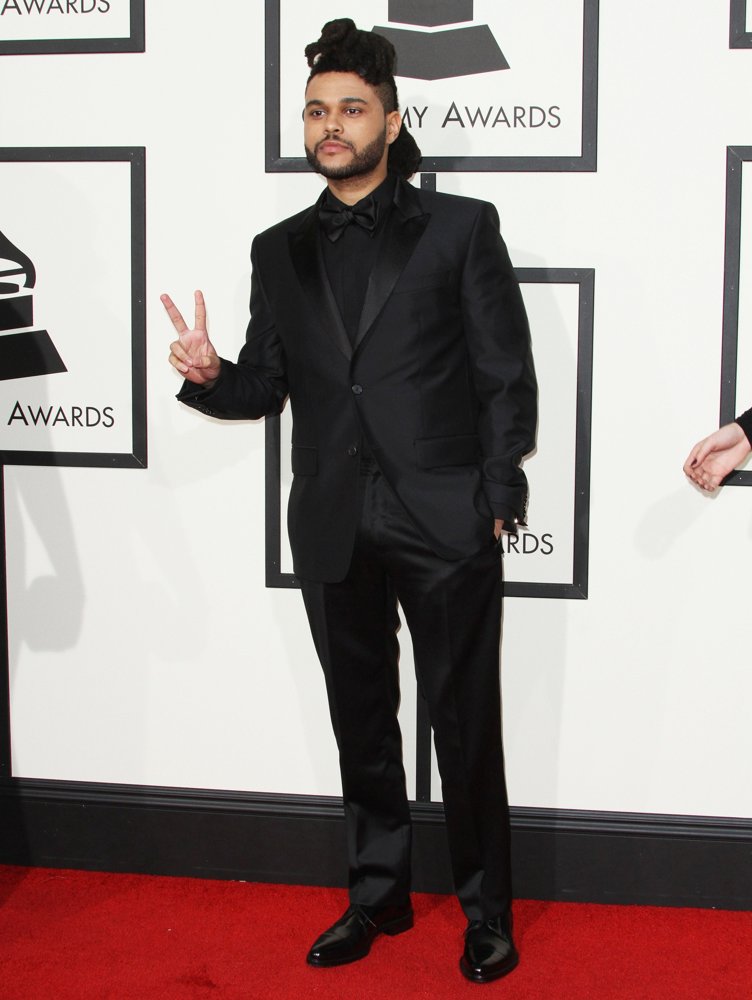 the-weeknd Picture 1 - 58th Annual GRAMMY Awards - Arrivals