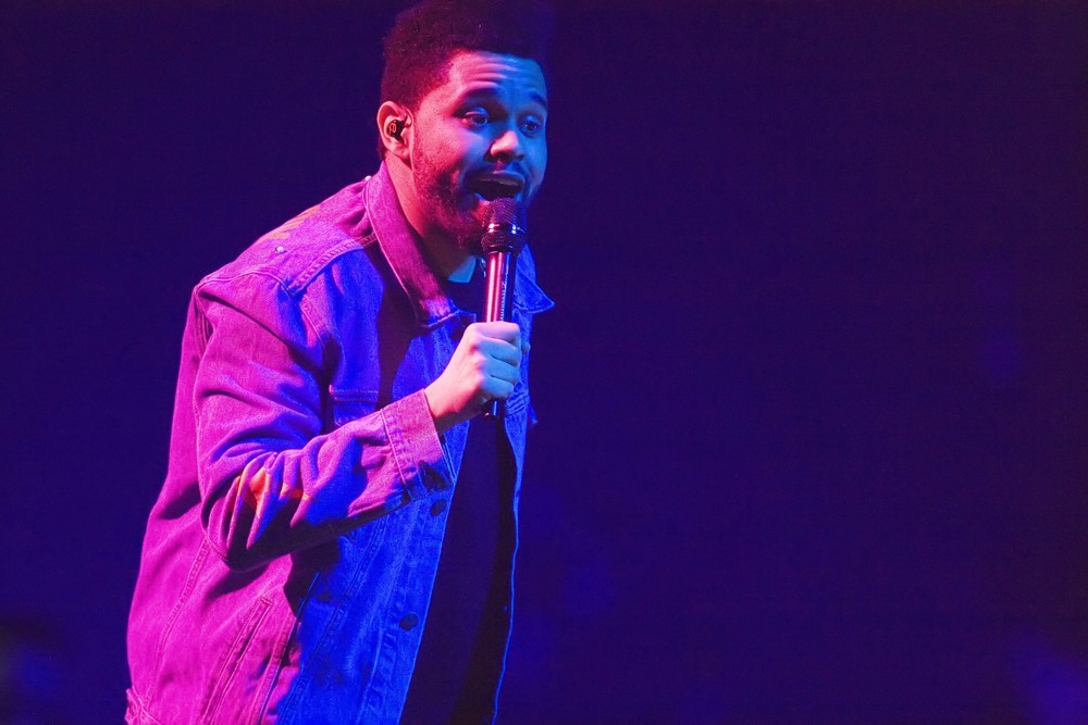 The Weeknd Picture 1 - The Weeknd Performing