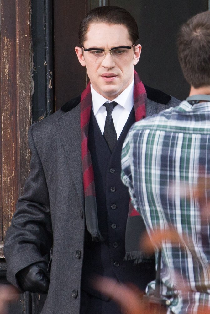 Tom Hardy Picture 1 - Tom Hardy on The Set of Movie Legend