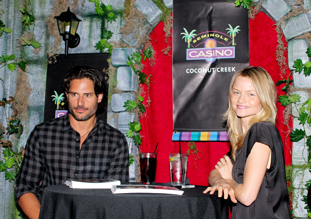 Pics: Joe Manganiello and Lindsay Pulsipher Promote 'True Blood'