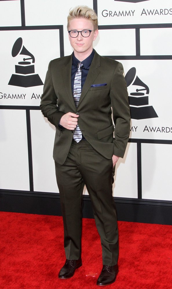 Tyler Oakley Picture 1 - 57th Annual GRAMMY Awards - Arrivals