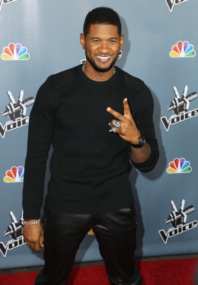 Usher Picture 310 - Screening of NBC's The Voice Season 4 - Arrivals